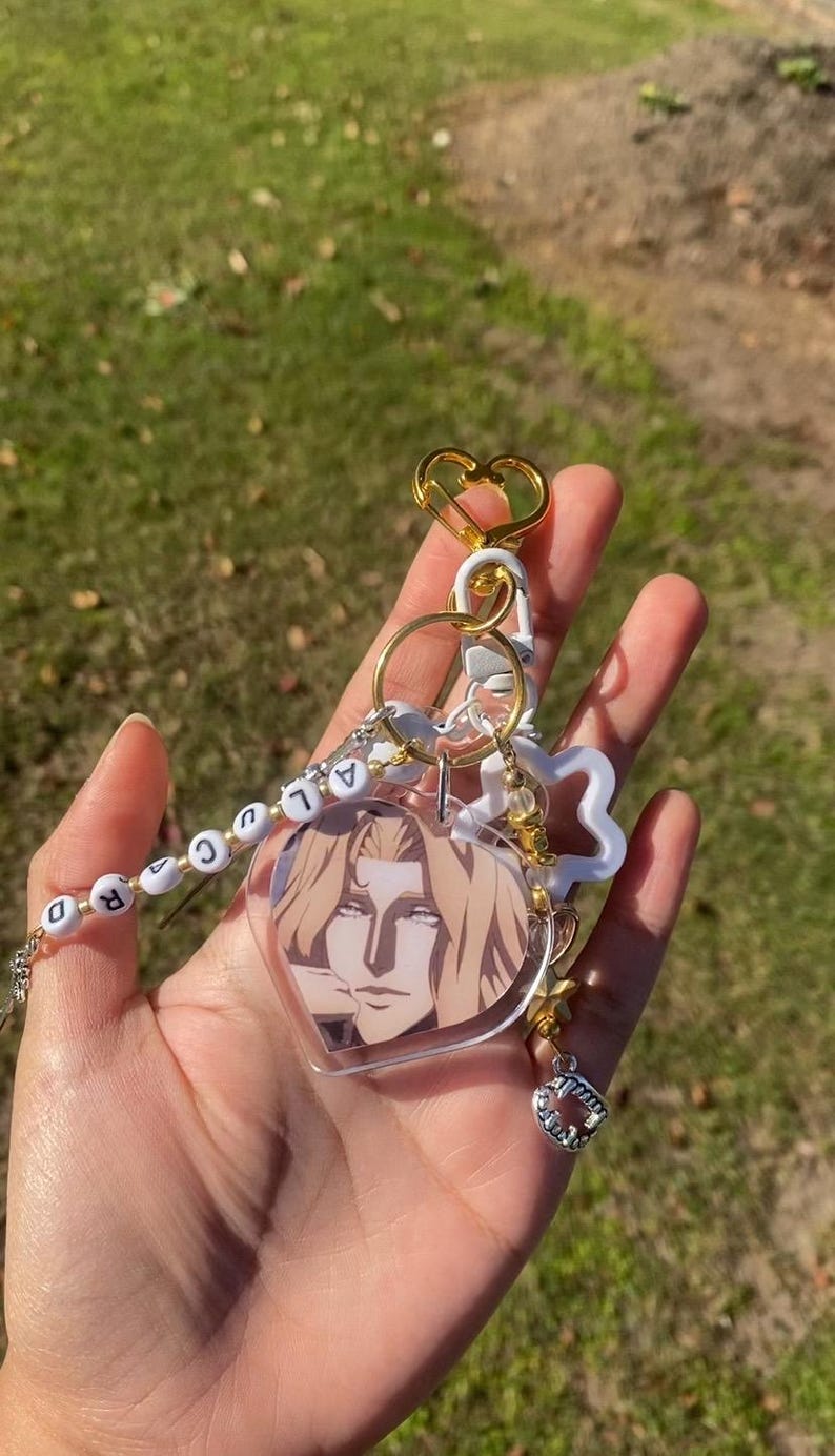 Personalized Gift - ALUCARD CASTLEVANIA KEYCHAIN - Etsy