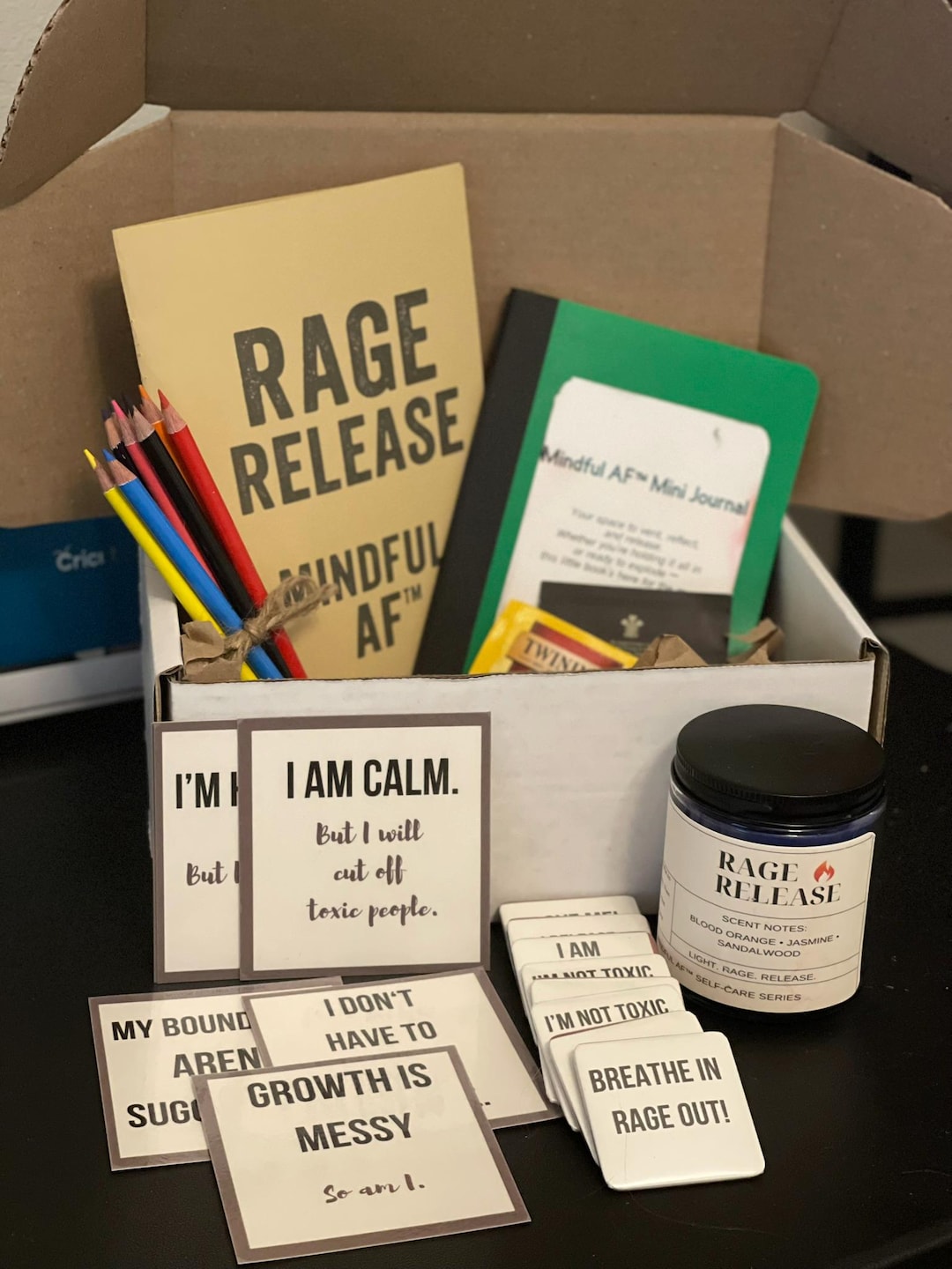 Rage Release Self-care Box | Stress Relief Gift Kit | Swear Word ...