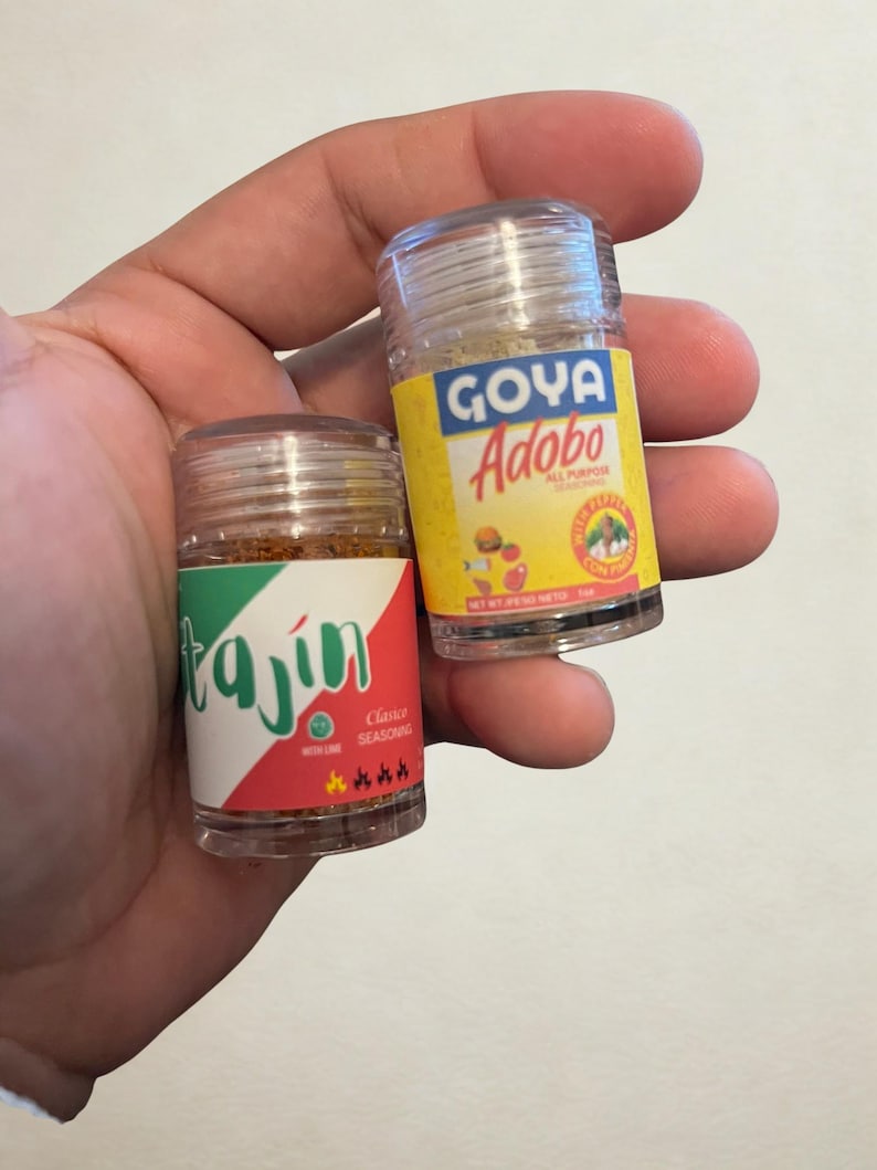 Mini Seasoning Shakers | Tiktok Viral Gift | Adobo, Sazón, Hot Sauce ...