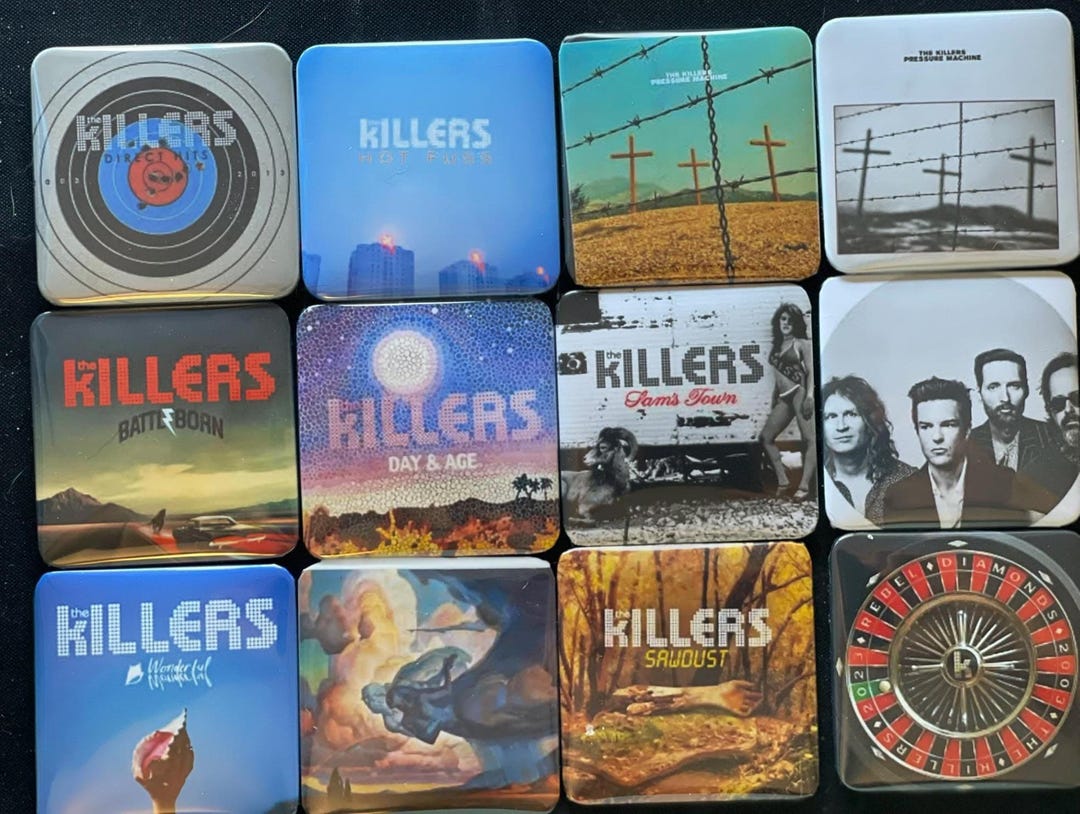 The Killers Album Cover Magnets | Handmade Fan Art Set of 12 | Mr ...