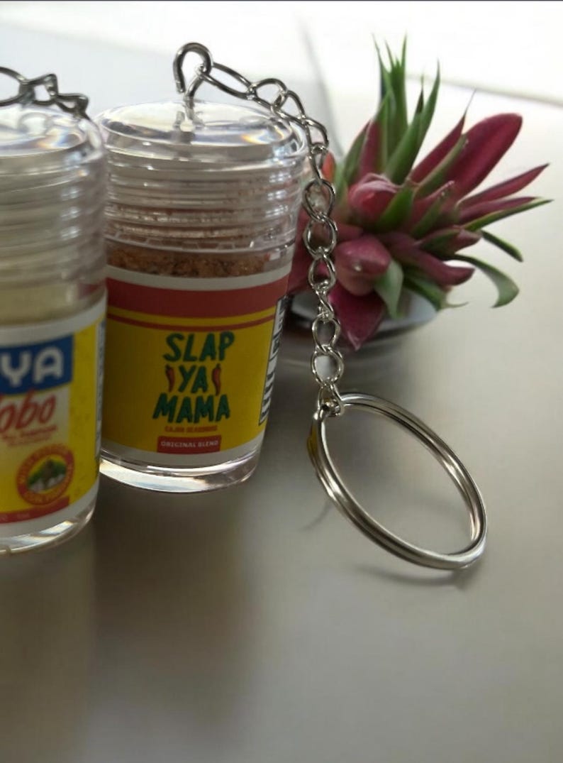 Mini Seasoning Keychain or Shaker – Adobo, Sazón, Old Bay, Garlic, Hot ...
