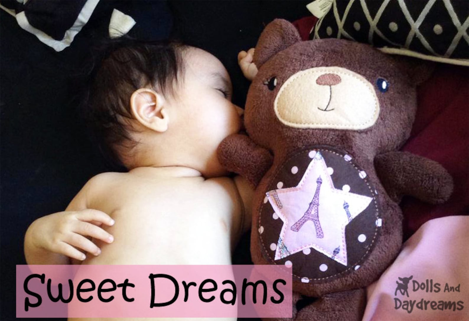 Teddy Embroidery Machine ITH Pattern Memory Bear Stuffie Plush ...