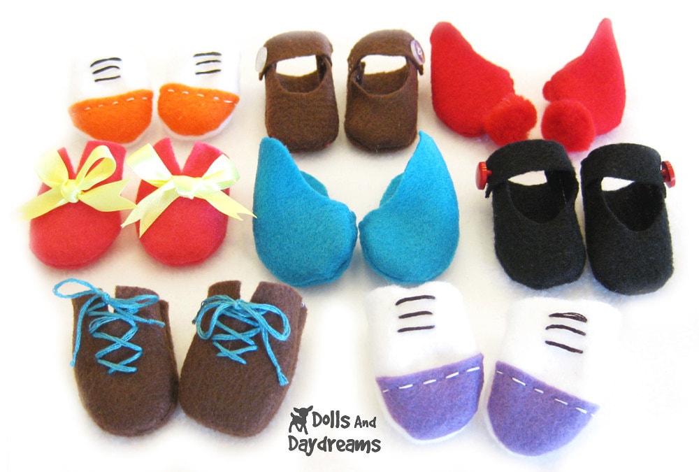 Doll Shoes PDF Sewing Pattern - Etsy