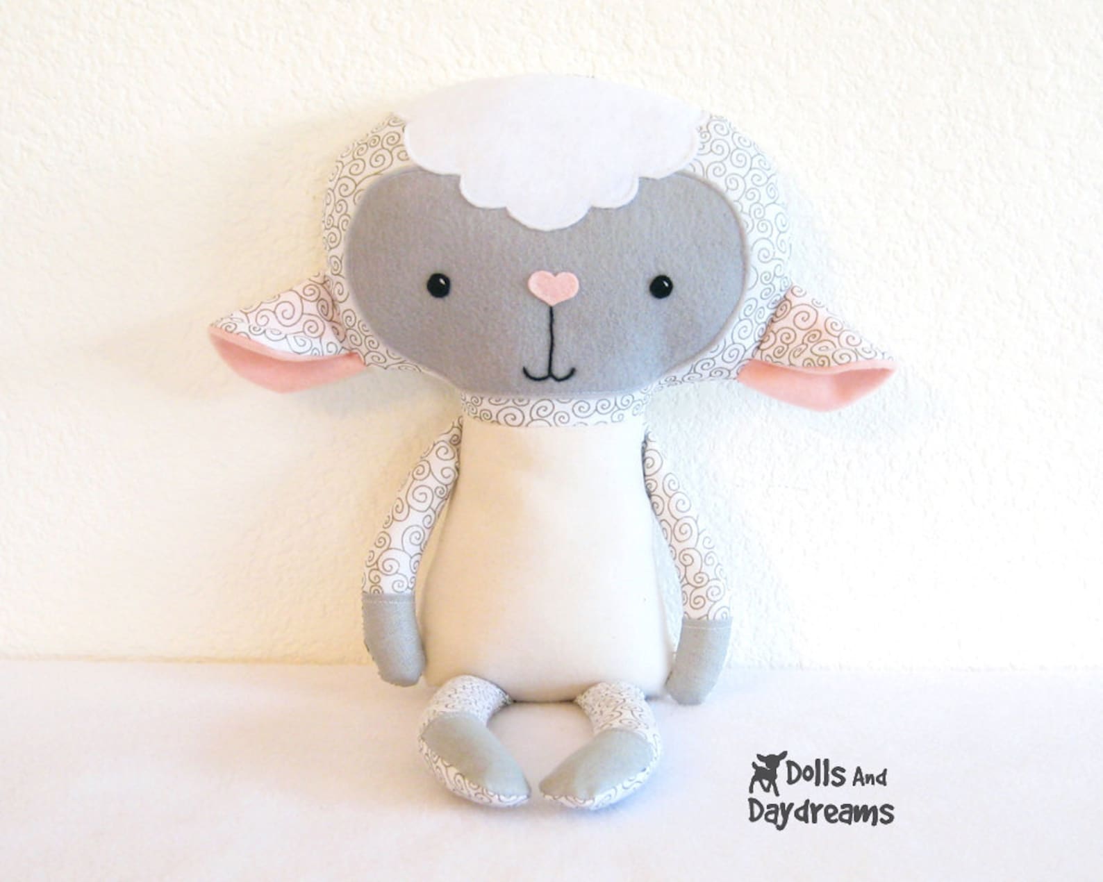 Lamb PDF Sewing Pattern Stuffed Toy Animal Sheep Softie - Etsy