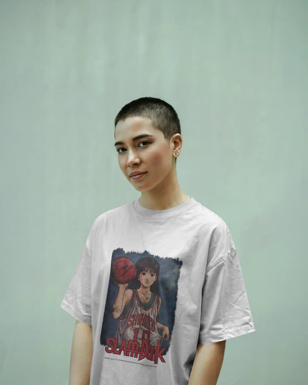 Vintage Anime Haruko Akagi T-shirt, Unisex Heavy Cotton Tee, 90s Manga ...