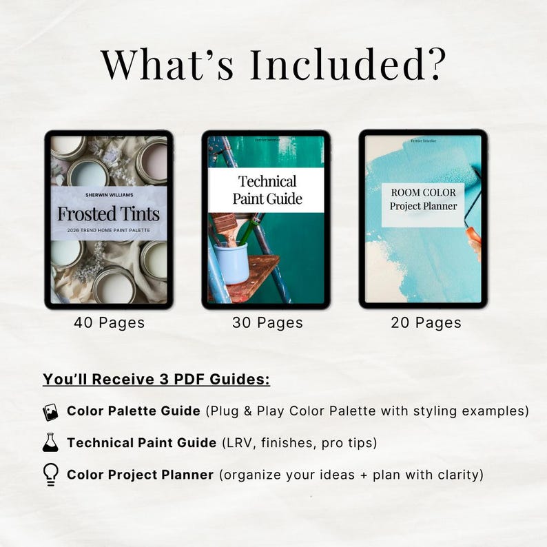 Sherwin Williams Frosted Tints: Paint Color Palette 2026 Trending ...