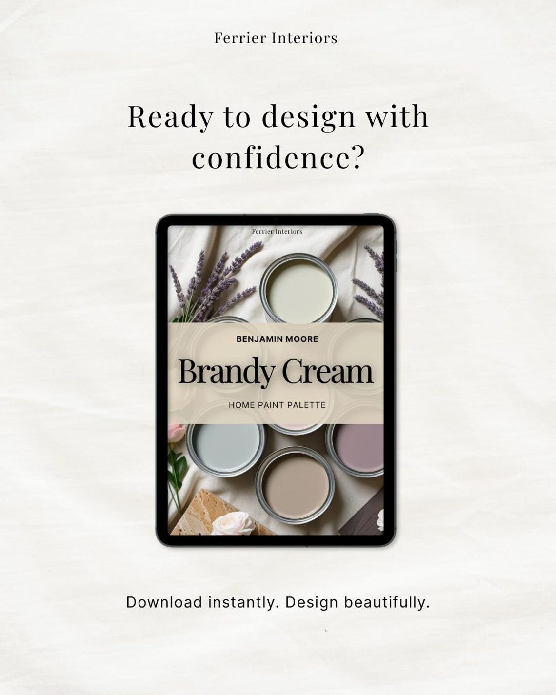 Brandy Cream BENJAMIN MOORE Color Palette: Whole House Interior Paint ...