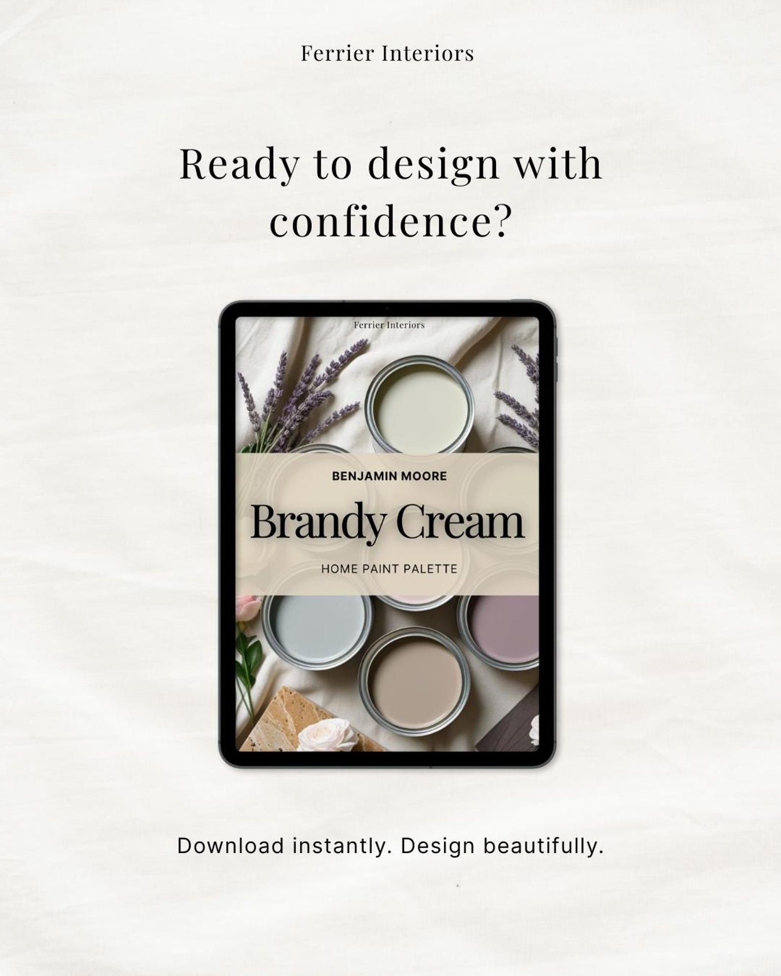 Brandy Cream BENJAMIN MOORE Color Palette: Whole House Interior Paint ...