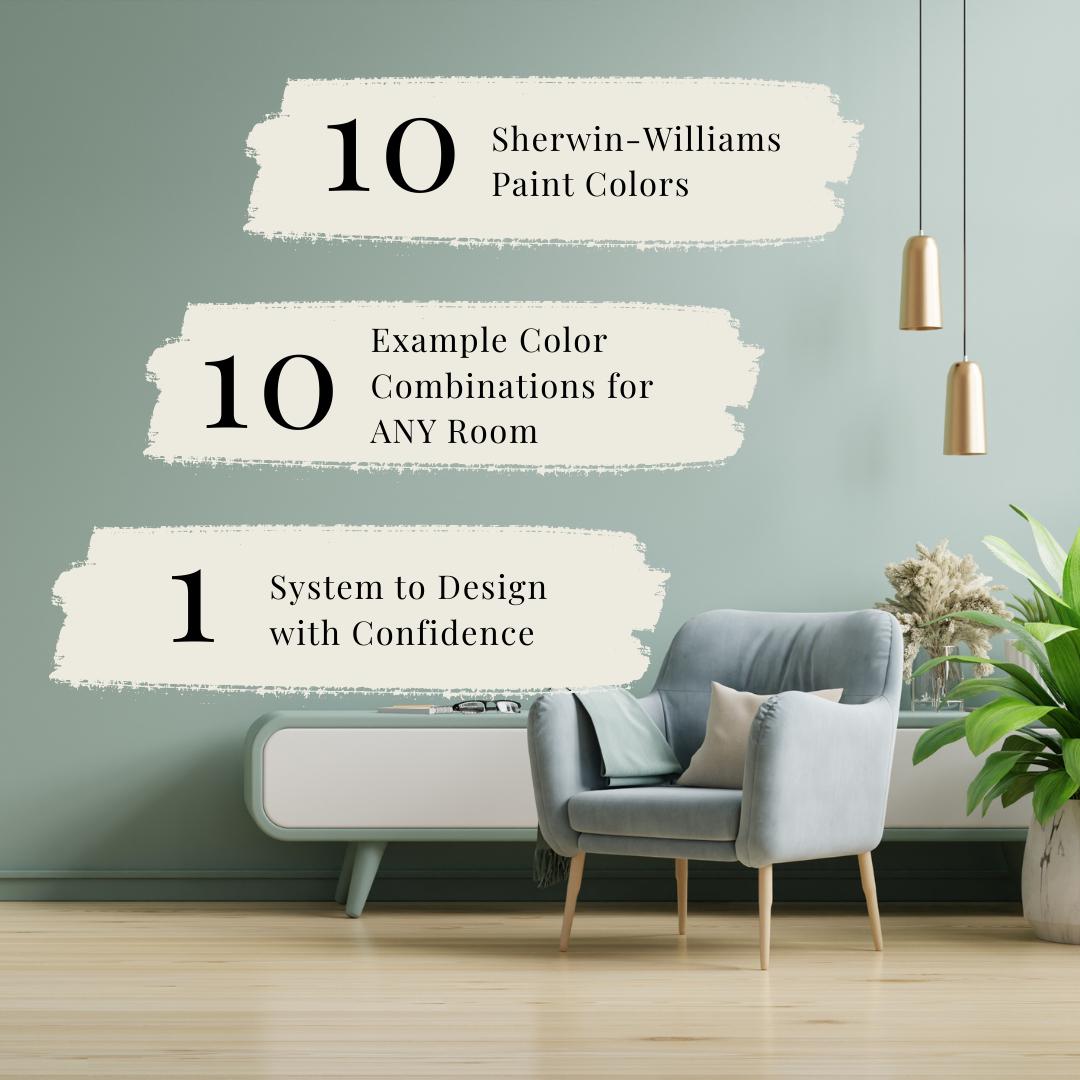 Rustic Farmhouse Color Palette: Sherwin Williams Whole Home Paint ...