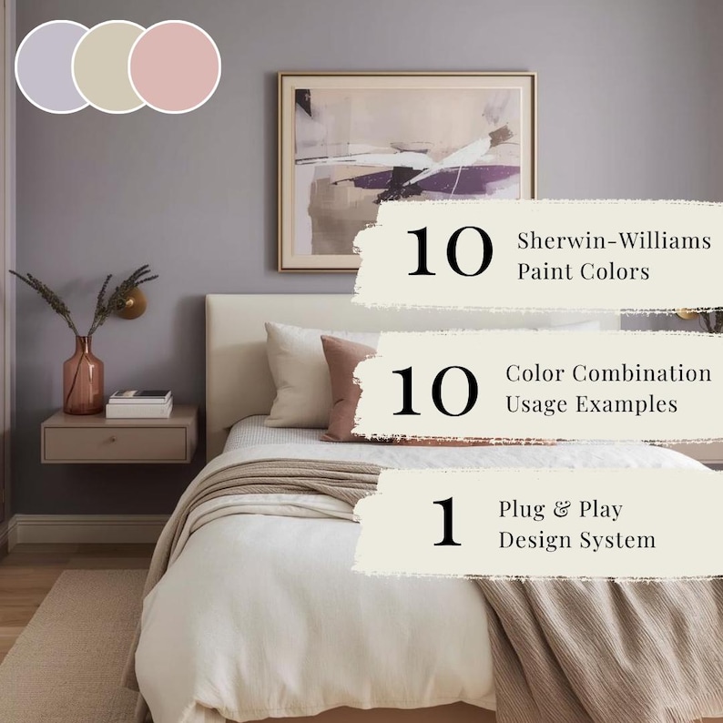 Sherwin Williams Grape Mist: Purple Paint Color Palette 2026 Trending ...