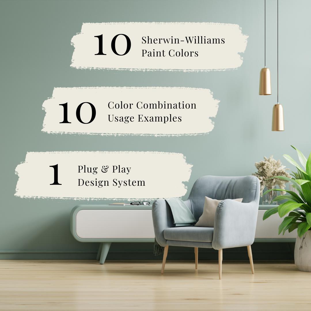 Sherwin Williams Grounded Brown Paint Color Palette: Color of the Month ...