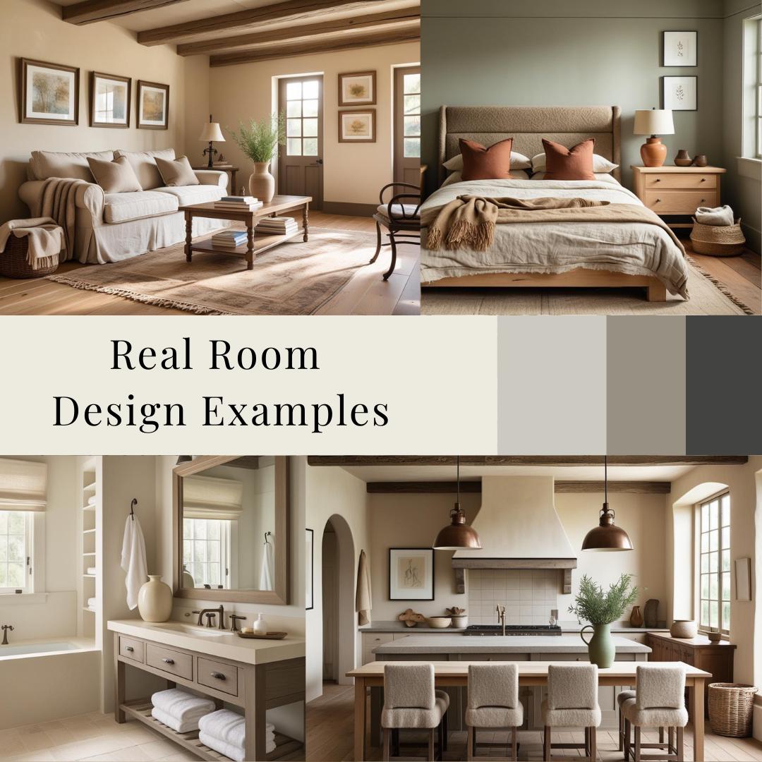Rustic Farmhouse Color Palette: Sherwin Williams Whole Home Paint ...
