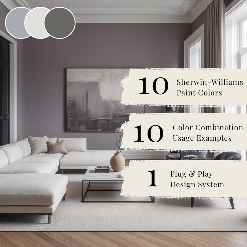 Sherwin Williams Modern Lavender: Purple Paint Color Palette 2026 ...