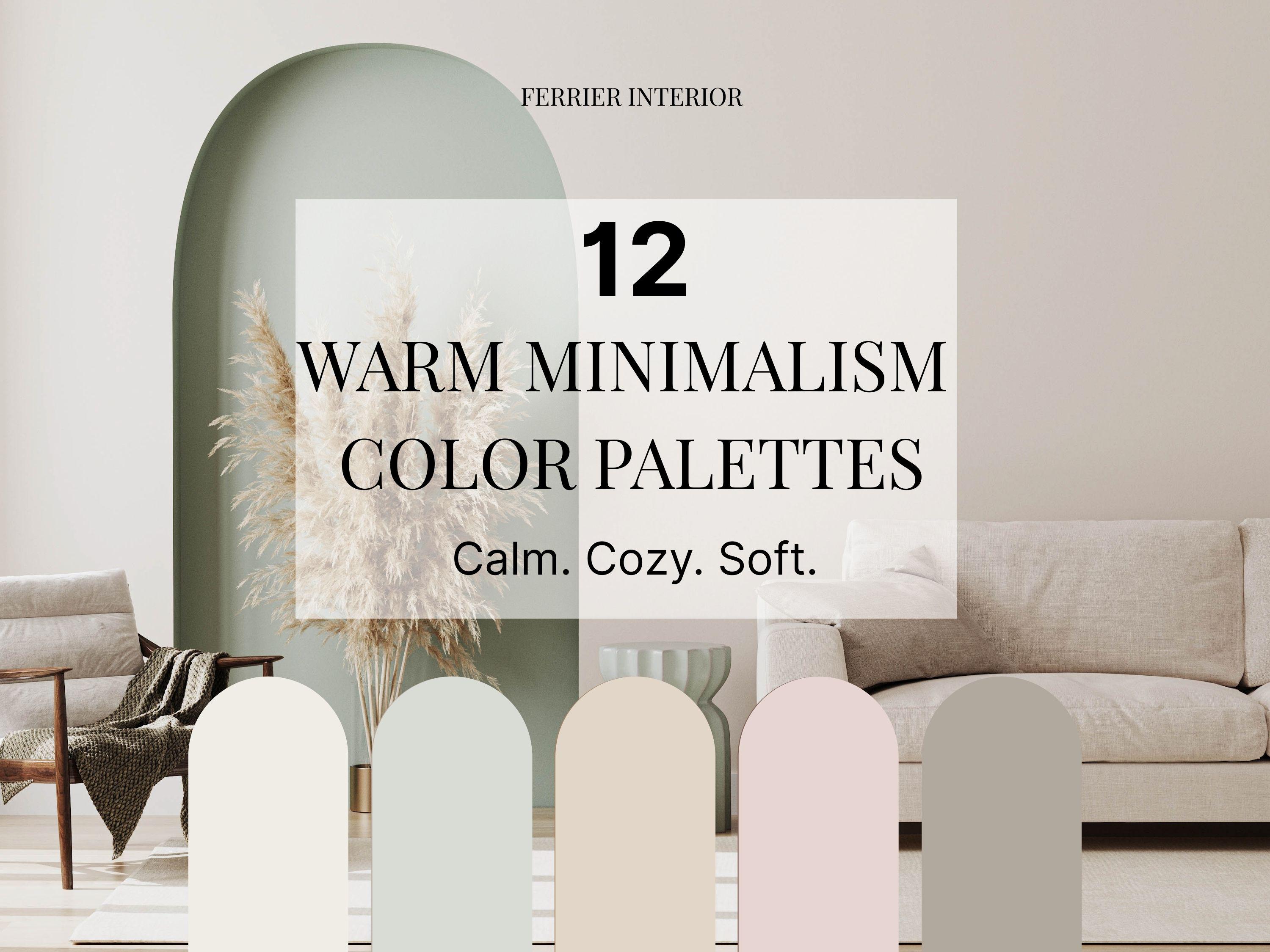 Soft Minimalism Color Palette Guide: Interior Design PDF + Room ...
