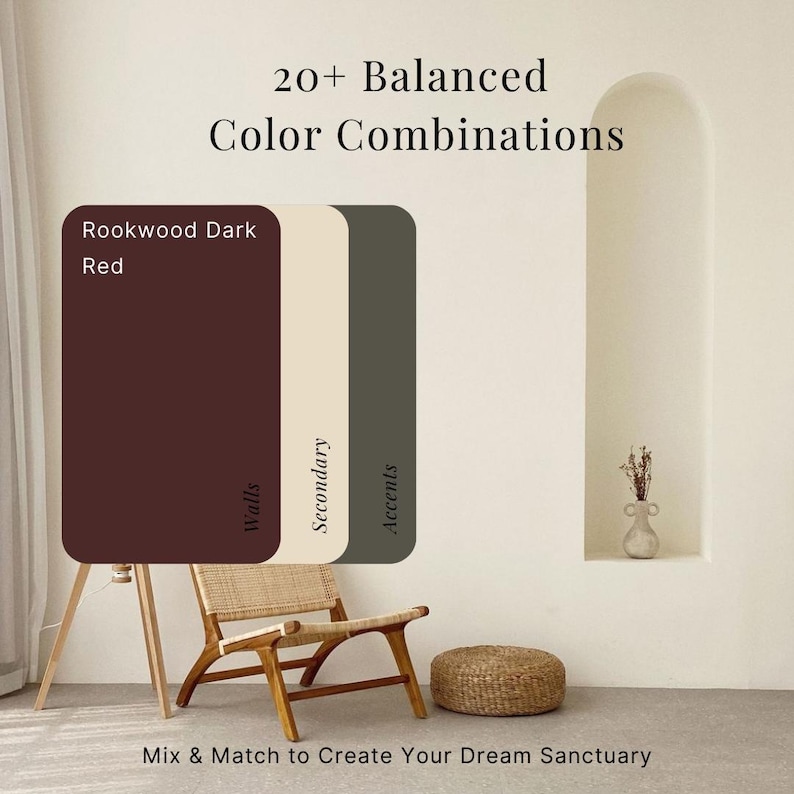 Dark Academia Color Palette: Sherwin Williams Whole Home Paint Scheme ...