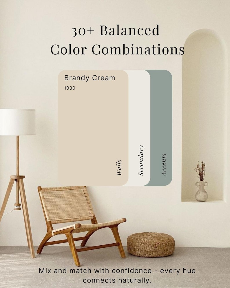 Brandy Cream BENJAMIN MOORE Color Palette: Whole House Interior Paint ...