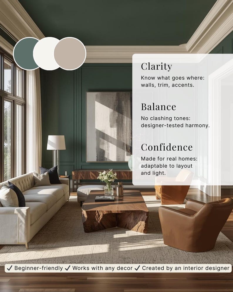 Sherwin Williams Rocky River Color Palette: Whole House Interior Paint ...