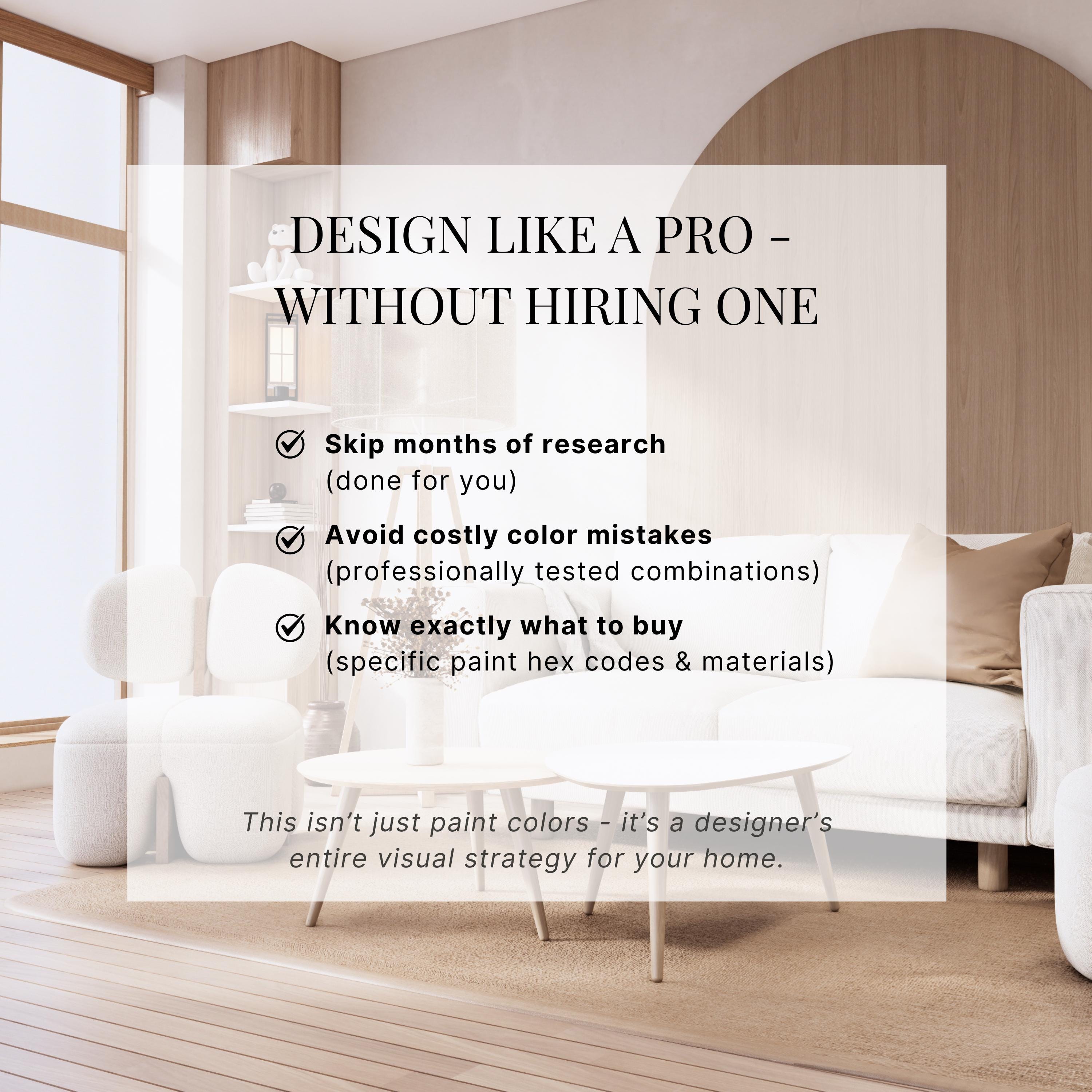 Japandi Color Palette Style Guide: Neutral Paint Color Schemes (PDF ...