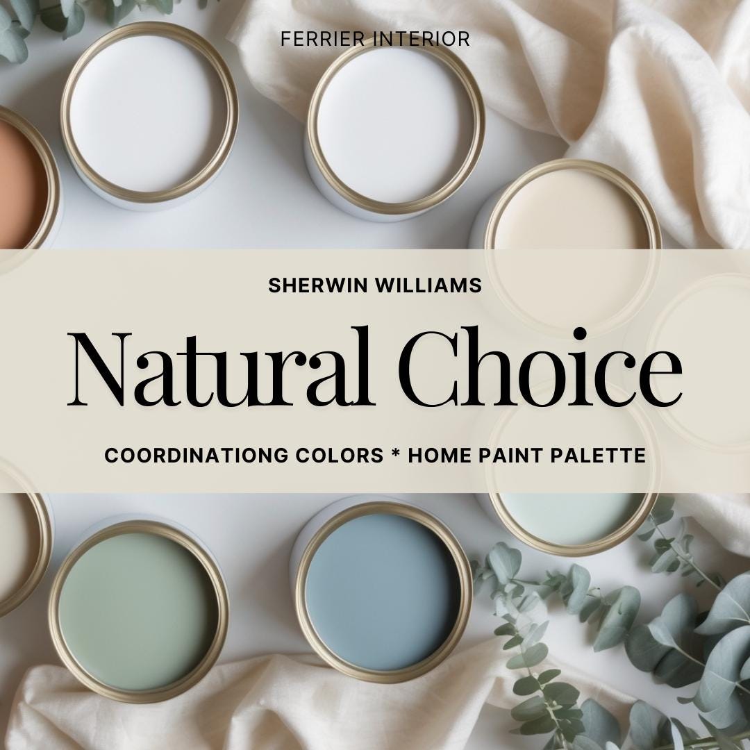 Sherwin Williams Natural Choice Color Palette: Whole Home Paint Guide ...