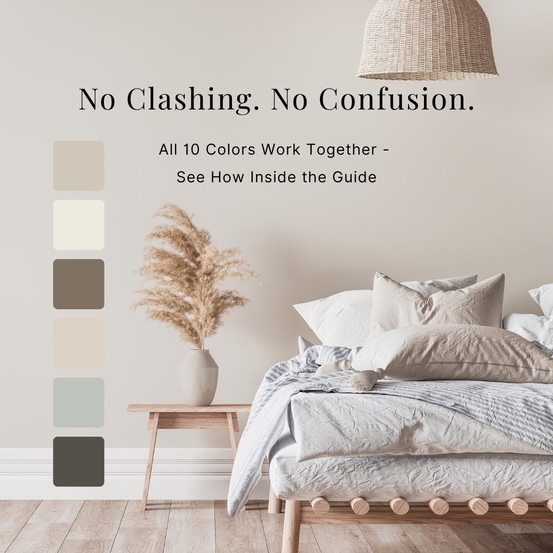 Accessible Beige Home Color Palette: Sherwin Williams Interior Paint ...