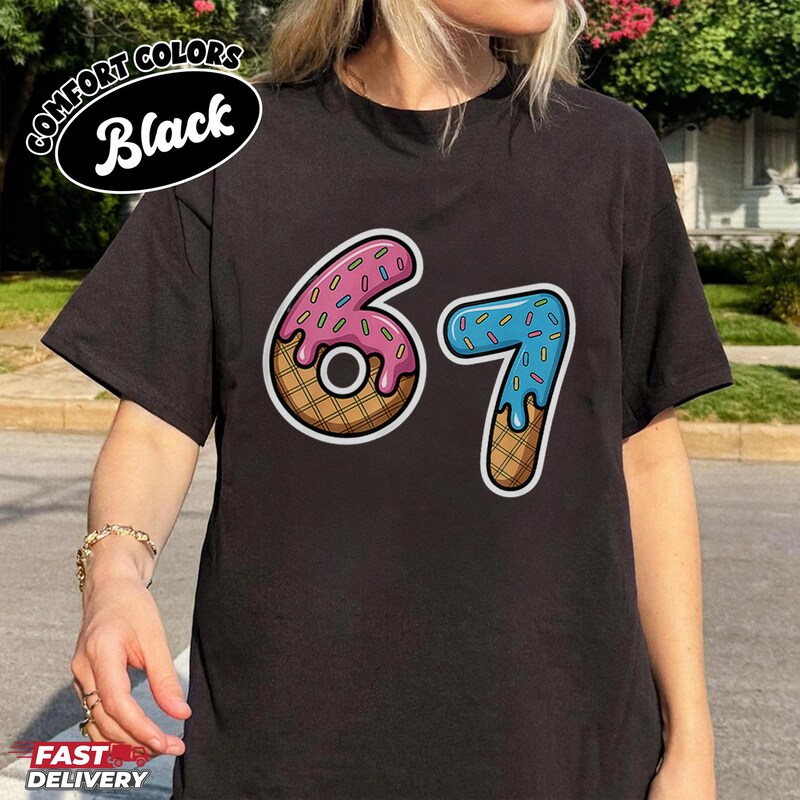 Double Stitched Tote Bag Mason 67 Ice Cream Drip Six Seven Meme 6 7 ...