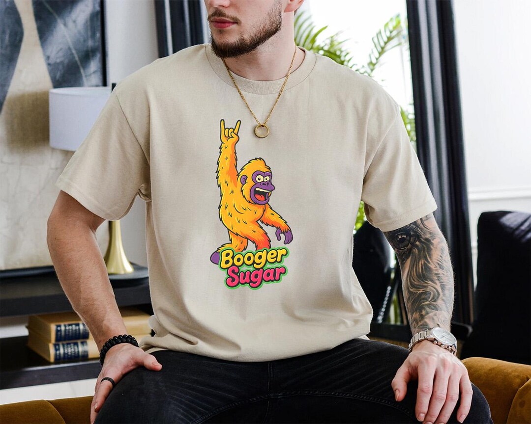 Big Foot Booger Sugar Sasquatch Yeti Nose Beers Nose Nachos Unisex Tee ...