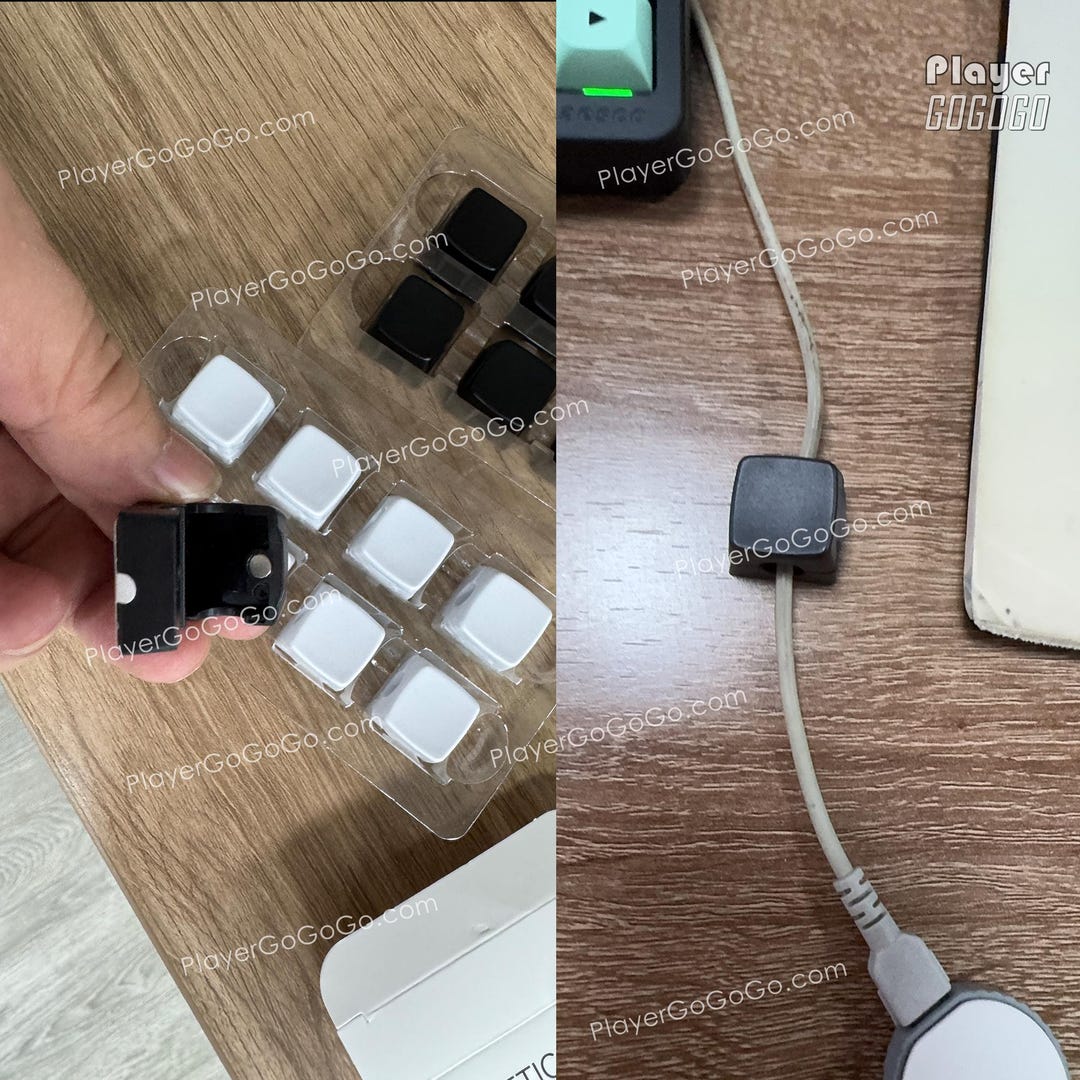 Keycap Shaped Magnetic Desktop Cable Organizer for Office and Computer ...
