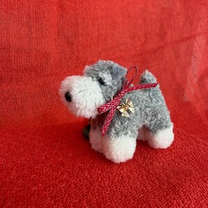 Handmade Miniature Schnauzer Keychain: Custom Dog Bag Charm - Etsy