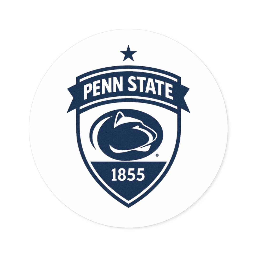 Penn State Round Stickers for Fans, Great for Laptops, Water Bottles ...