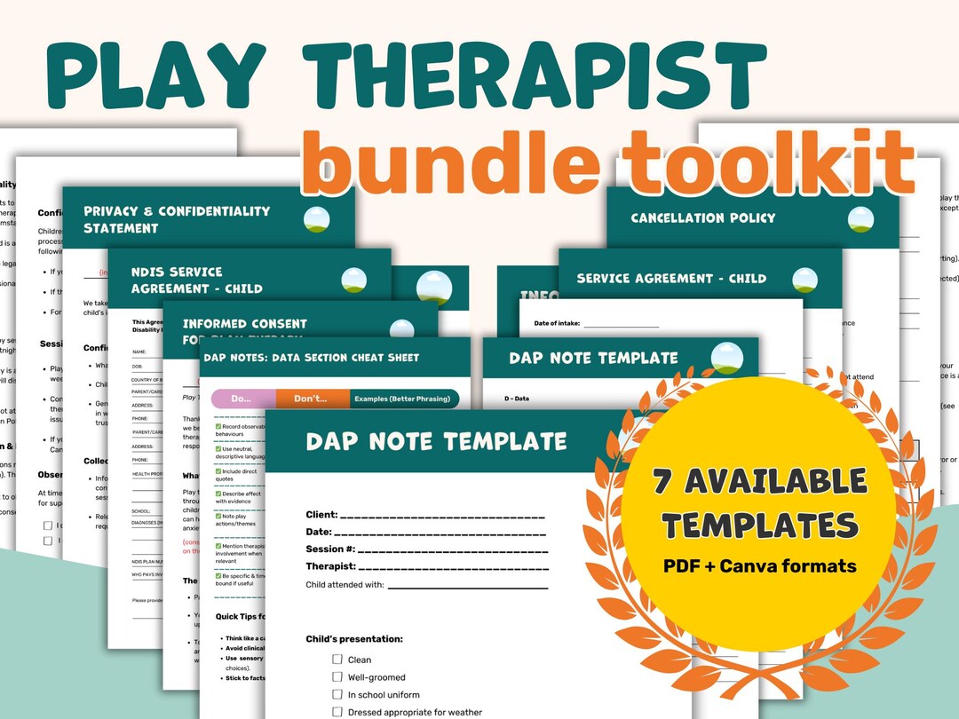 Play Therapist Bundle Toolkit - Etsy