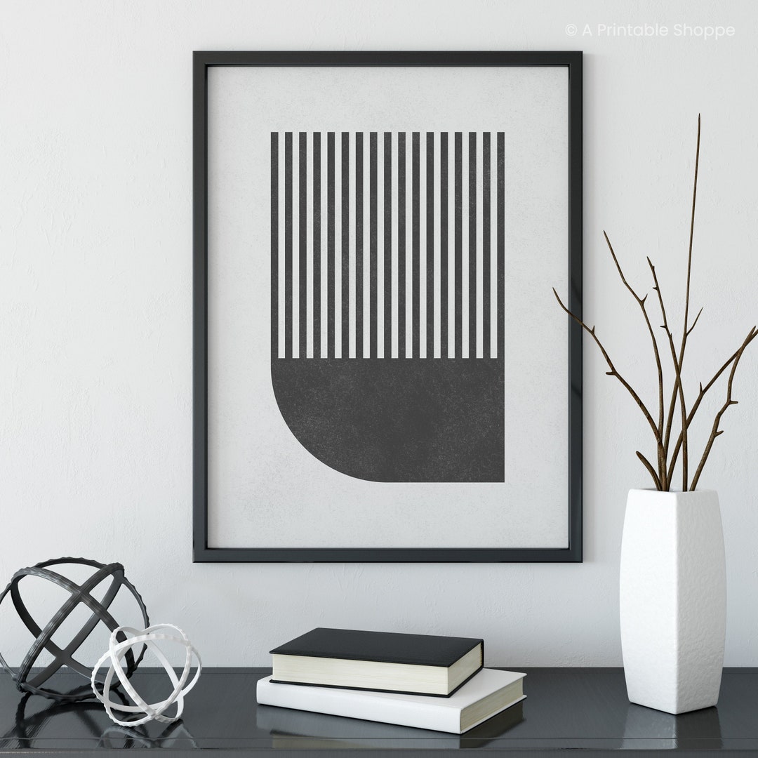 Geometric Modern Shapes Print Instant Digital Download Print - Etsy
