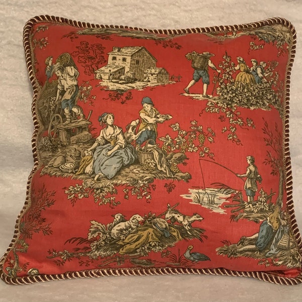 French Toile Pillows - Etsy