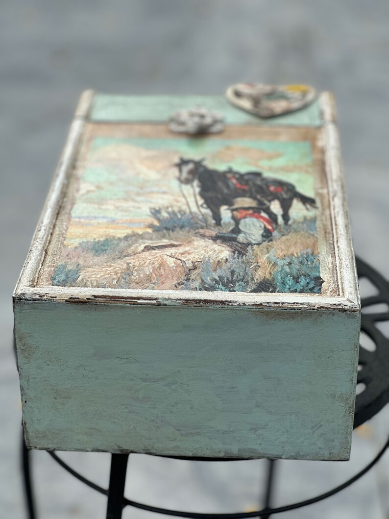 Western Wine Box, Gift Box, Keepsake Box - Etsy