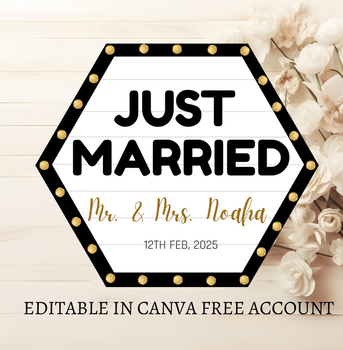 8 Editable Wedding Bottle Service Sign, Wedding Marquee Sign ...