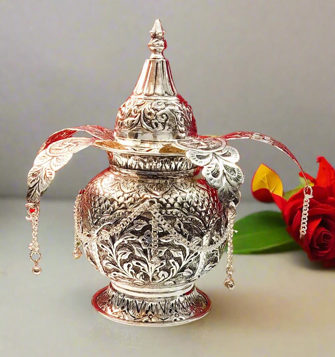 German Silver Kalash for Housewarming/diwali Festival Pooja/gift Item ...