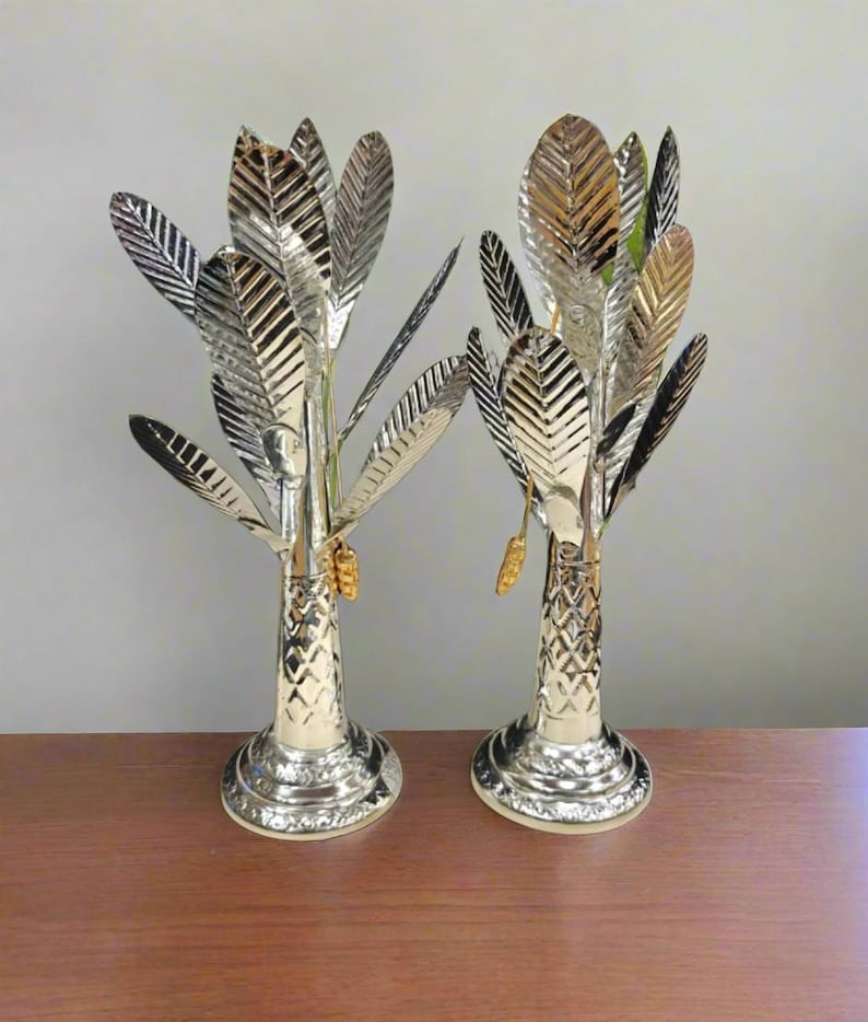 German Silver Banana Tree Pair for Diwali/ Housewarming , - Etsy