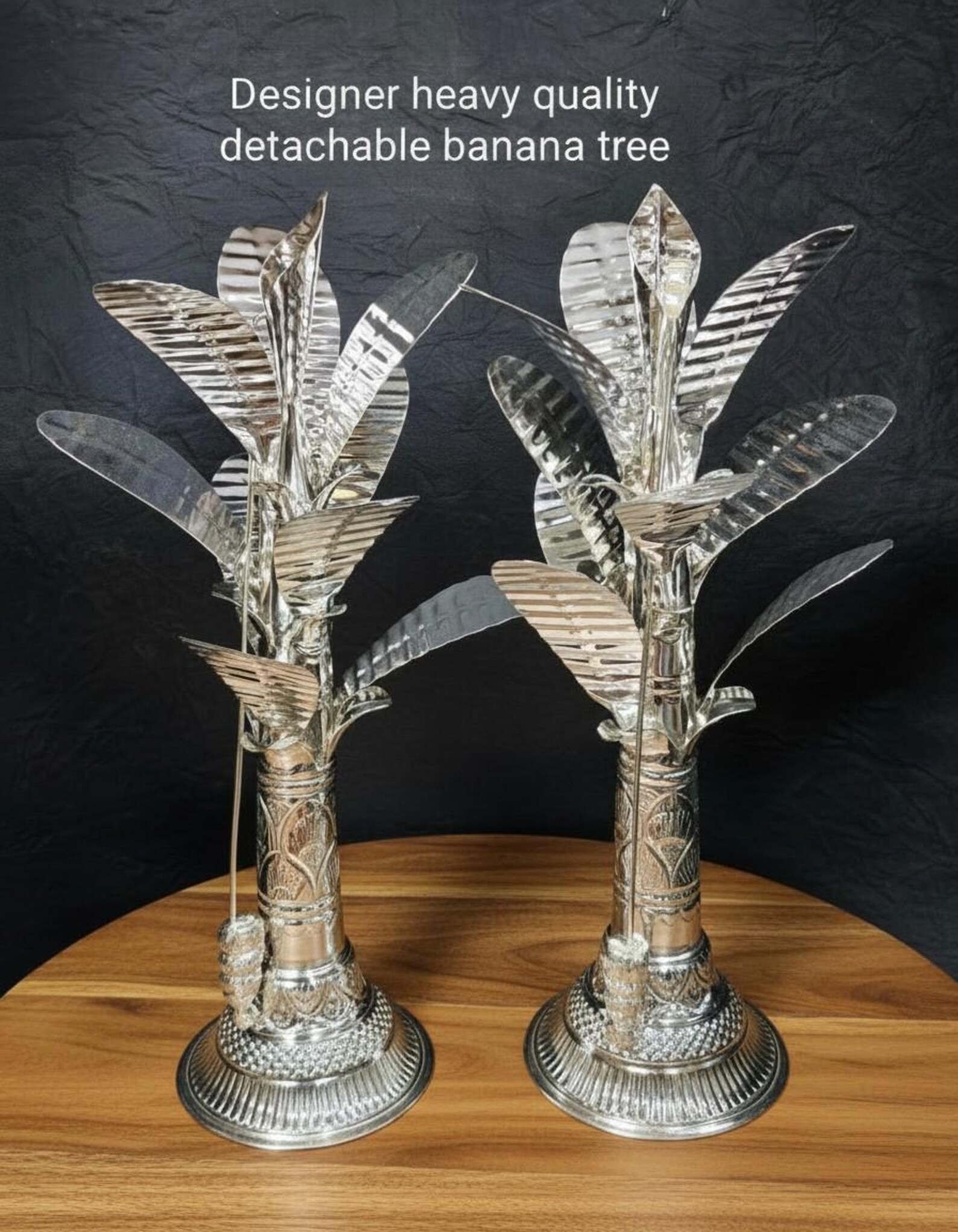 German Silver Banana Tree Pair for Diwali/ Housewarming , - Etsy