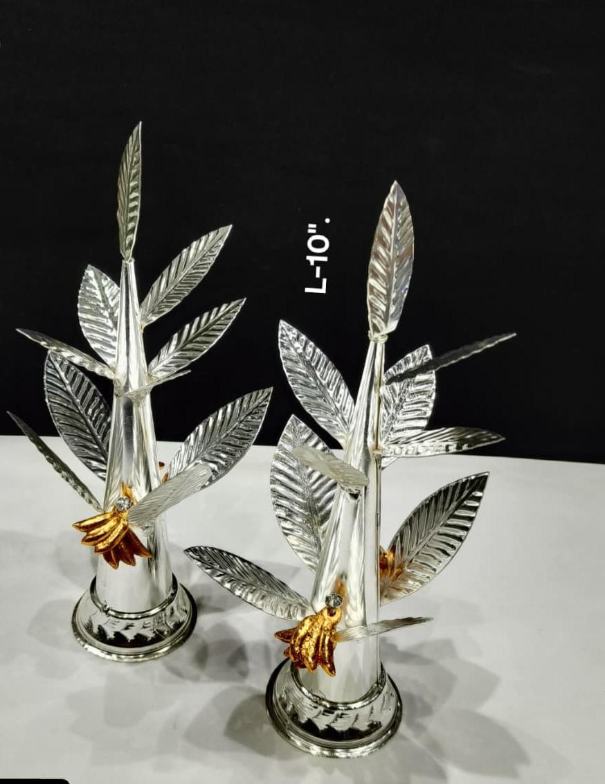 German Silver Banana Tree Pair for Diwali/ Housewarming , - Etsy