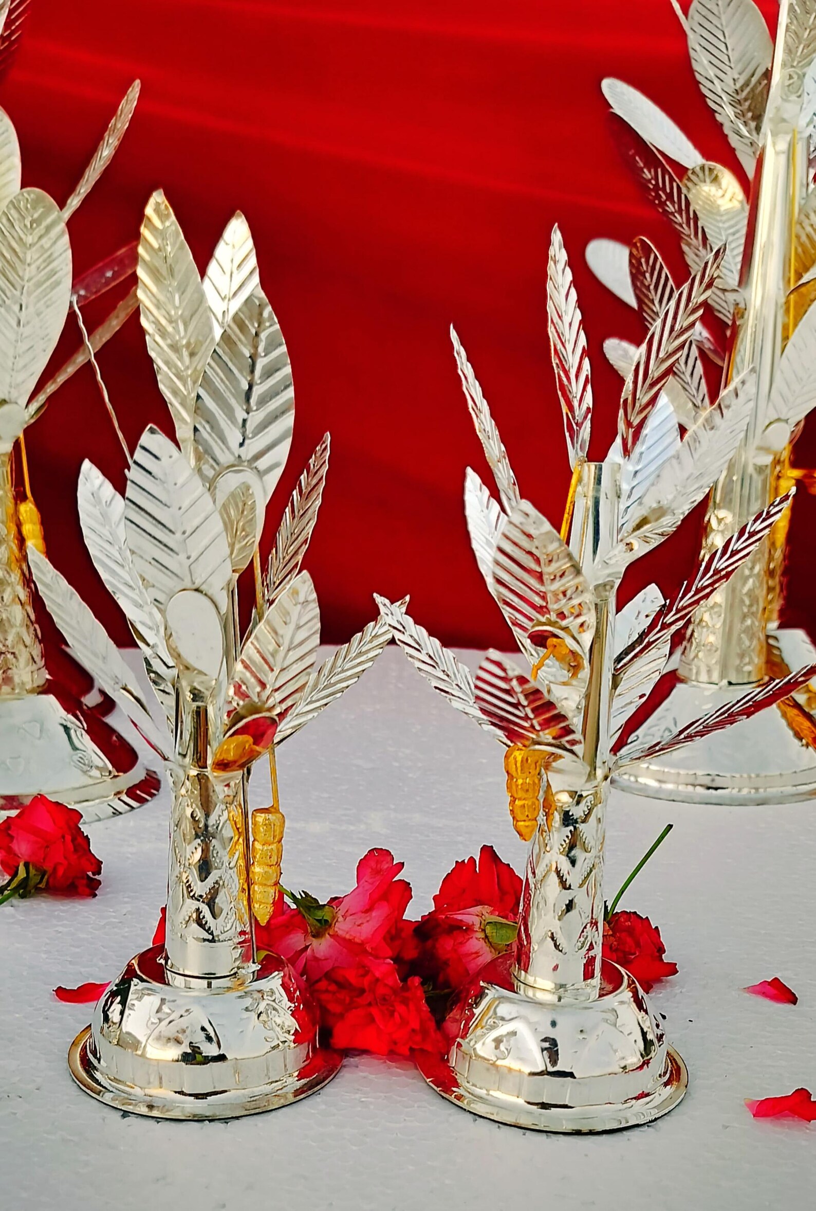German Silver Banana Tree Pair for Diwali/ Housewarming , - Etsy