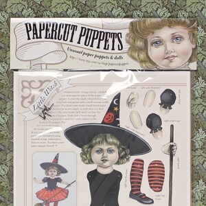 Little Halloween Witch DIY Puppet Kit - Etsy