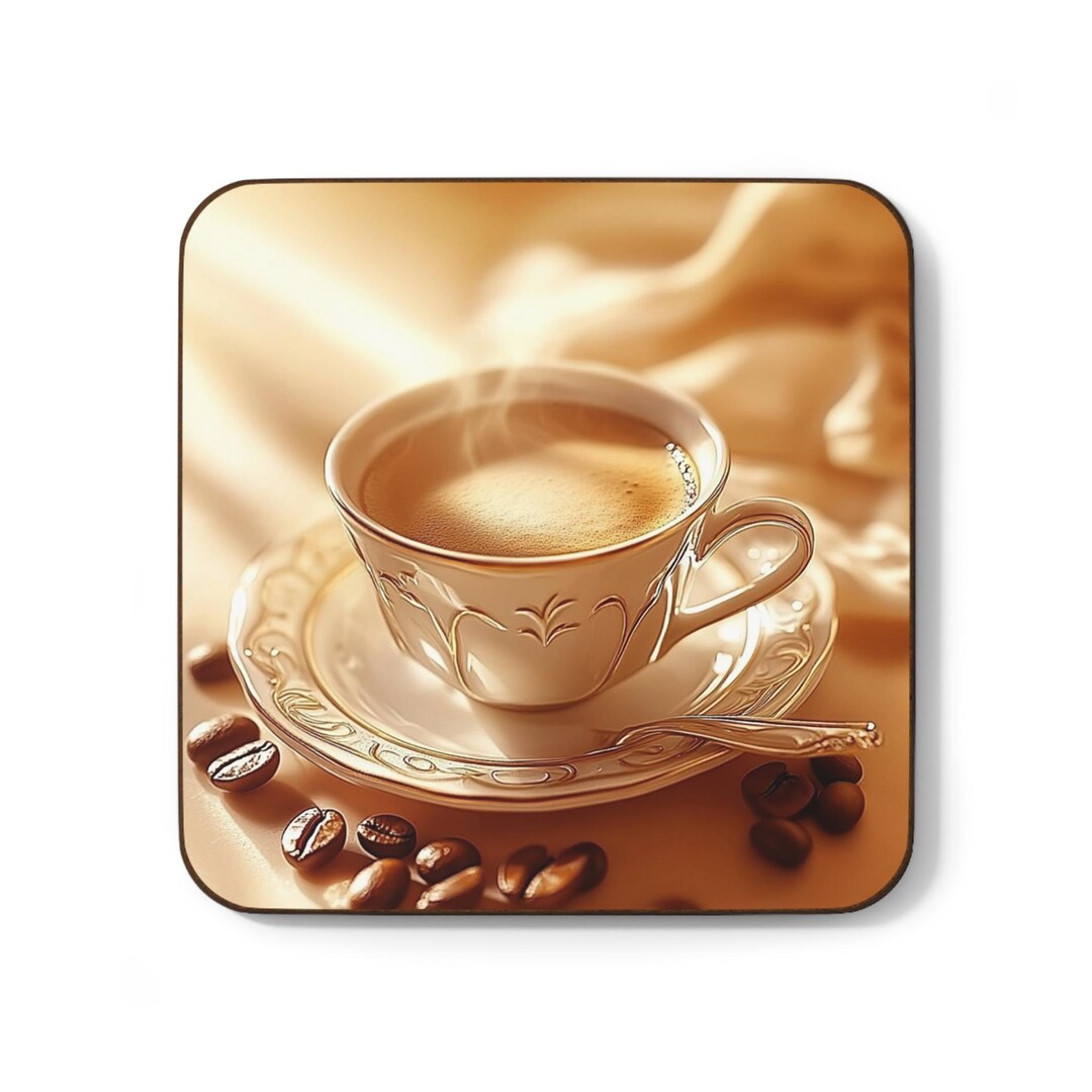 Elegant Coffee Coaster Set, Modern Barware, Cute Kitchen Decor, Home ...