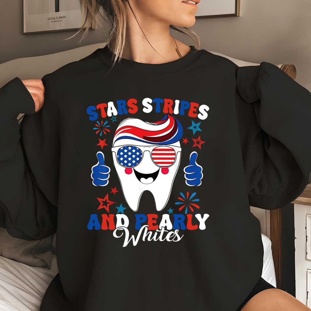 Stars Stripes and Pearly Whites PNG, 4th of July Dental Assistant ...