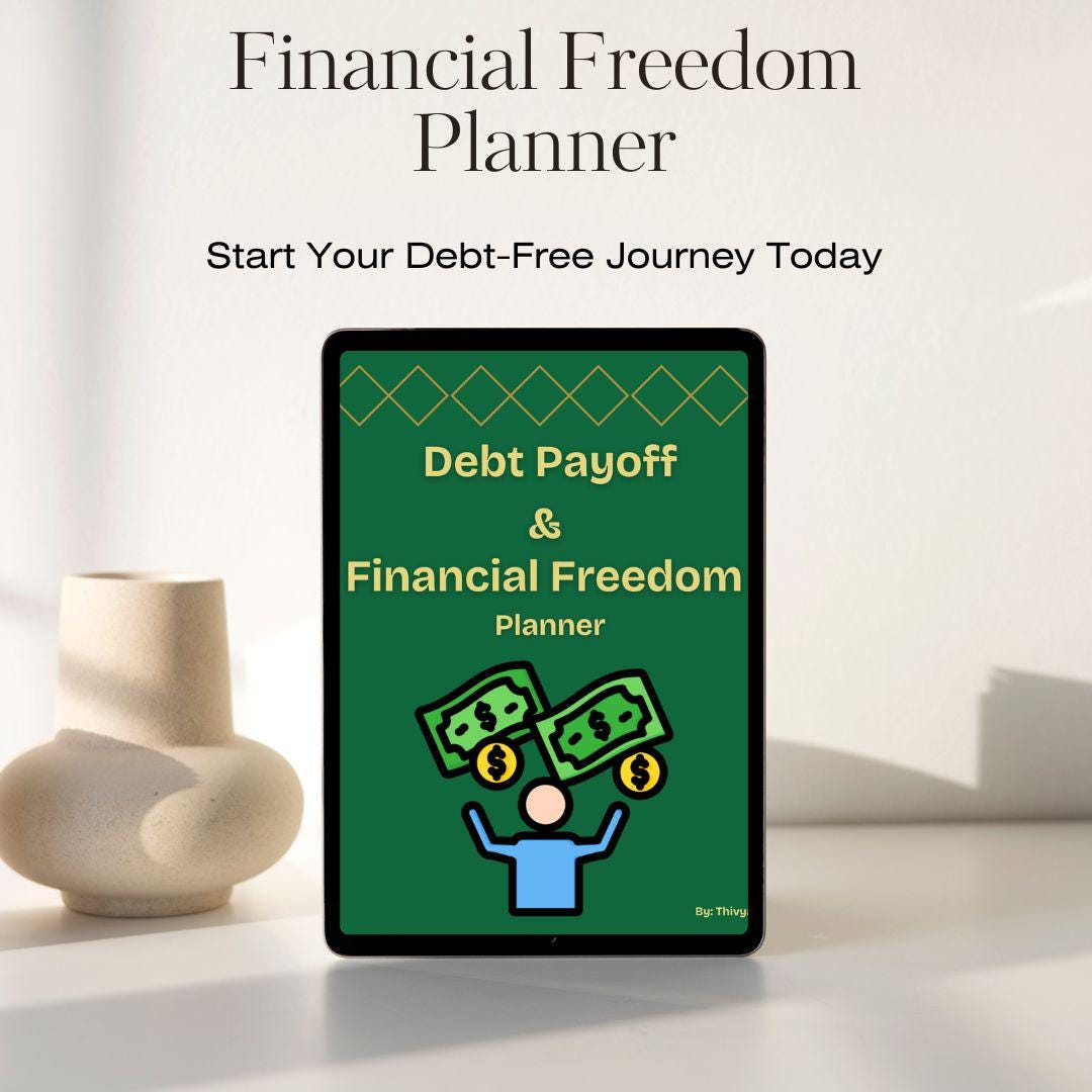 Debt Payoff Planner | Printable Finance & Budget Organizer | 38-page ...