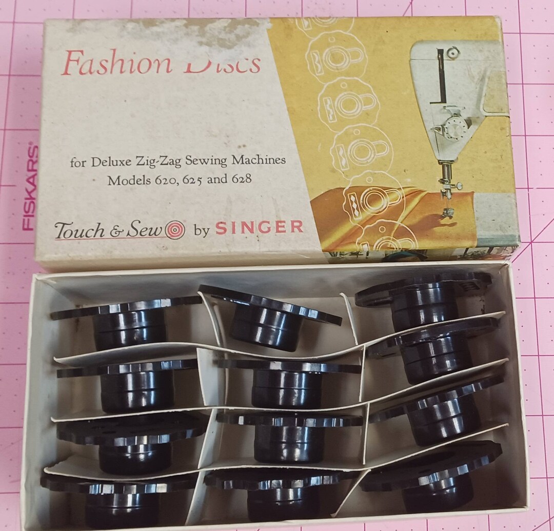 Vintage SINGER Cams Pattern Set of 12 Boxed for 620 625 630 Sewing ...