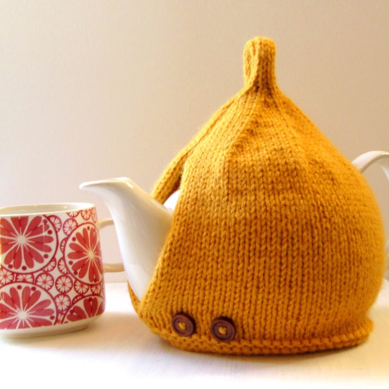 Mustard Tea Pot - Etsy