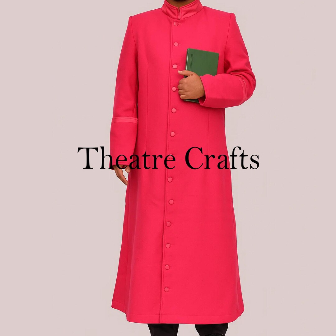 Wool Holman Priest Clergy Robe: Medieval Clergyman Cassock - Etsy