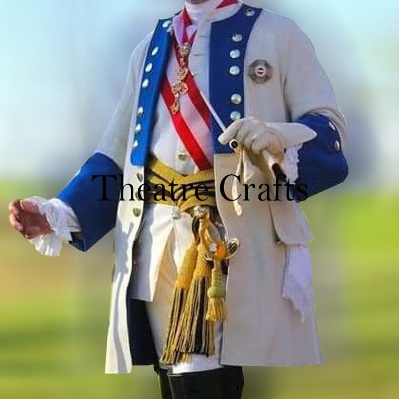 Continental War Reenactment Uniform: 18th Century British War White ...