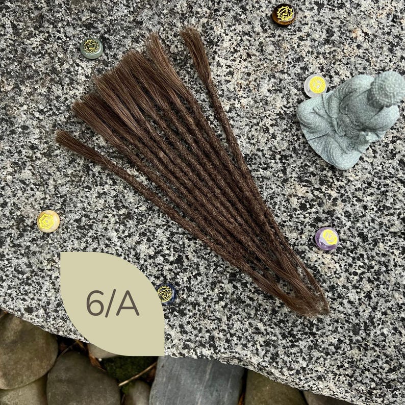 Human Hair Dreadlock Extensions: Crochet Locs, 10 Pcs, 13 Different ...