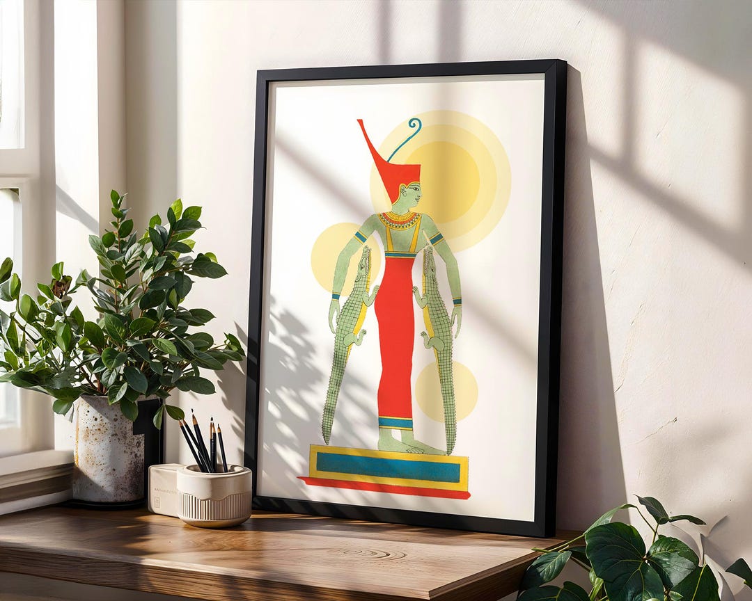 Wadjet Rising | Ancient Egyptian Art Print Collage | Female Goddess ...
