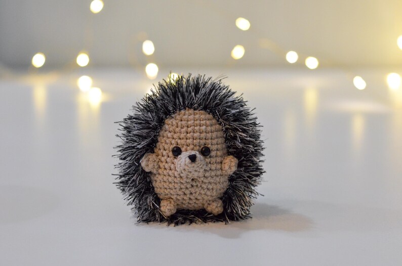 English CROCHET Hedgehog PATTERN Handmade Hedgehog Wild Animal Easy ...